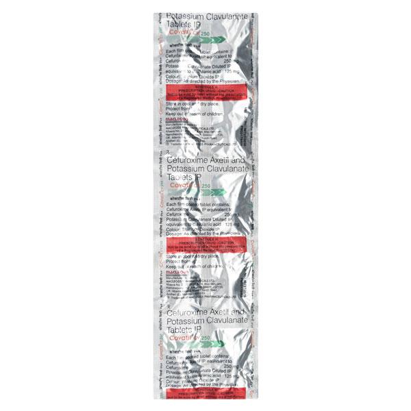 Covatil CV 250mg Tablet 10'S : Price, Uses, Side Effects | Netmeds
