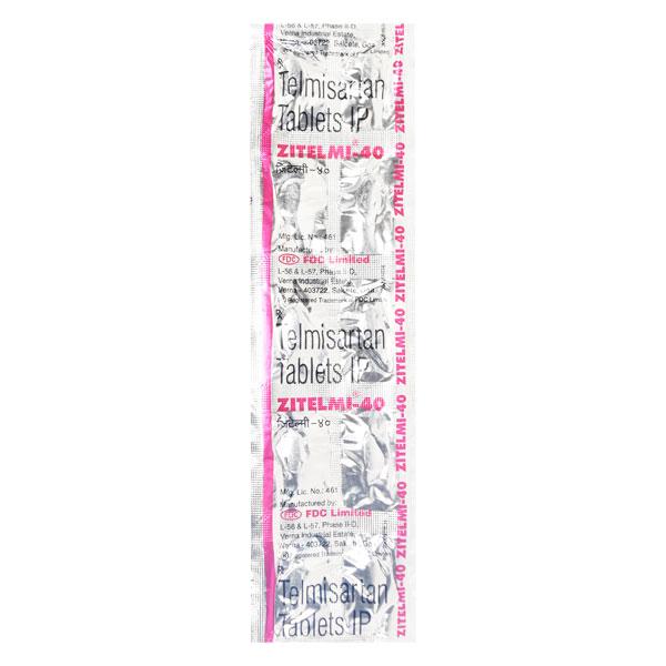 Zitelmi 40mg Tablet 10'S : Price, Uses, Side Effects | Netmeds