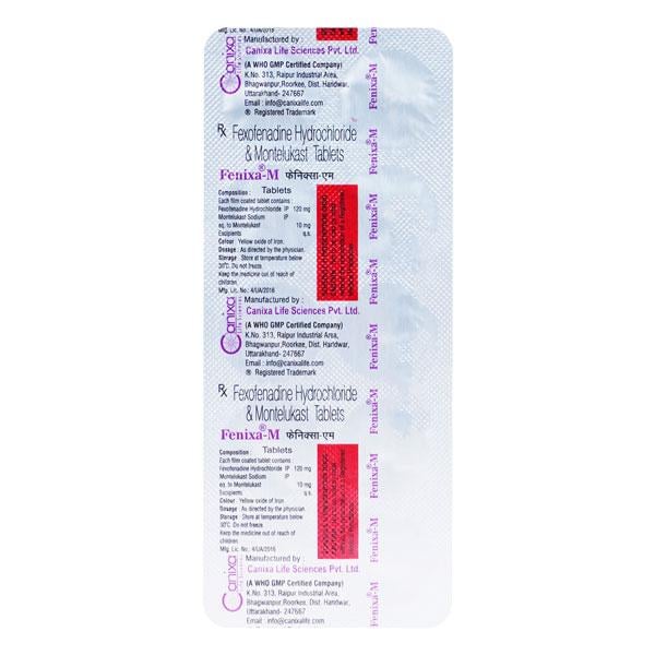 Buy Fenixa M Tablet 10'S Online at Upto 25% OFF | Netmeds
