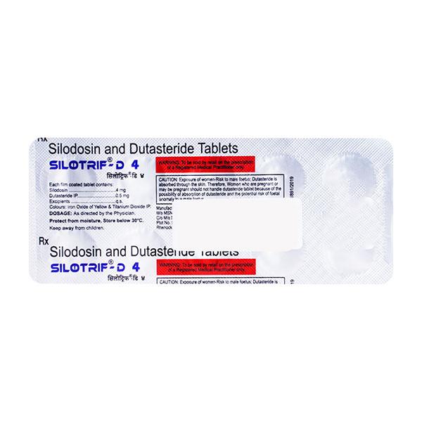 Buy SILOTRIF D4 Tablet 10's Online at Upto 25% OFF | Netmeds