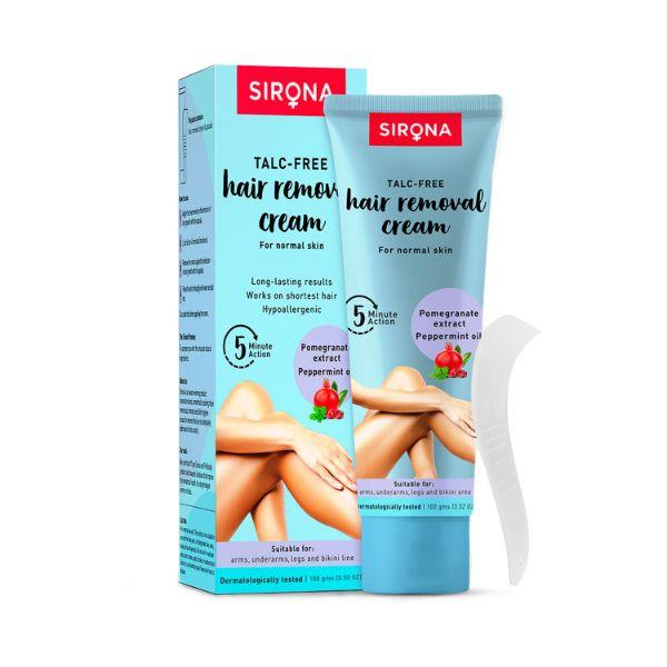 Buy Sirona Talc-Free Hair Removal Cream for Normal Skin 100gm Online at ...
