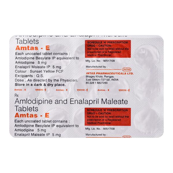 Amtas E Tablet 15'S : Price, Uses, Side Effects | Netmeds