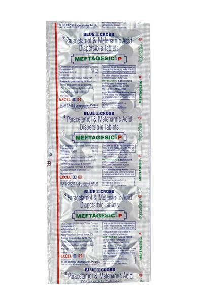 Buy Meftagesic P Tablet 10'S Online at Upto 25% OFF | Netmeds