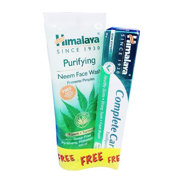 Himalaya Purifying Neem Face Wash 100 ml (Free Himalaya Complete Care ...