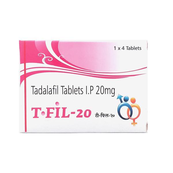 Buy T Fil 20mg Tablet 4'S Online at Upto 25% OFF | Netmeds