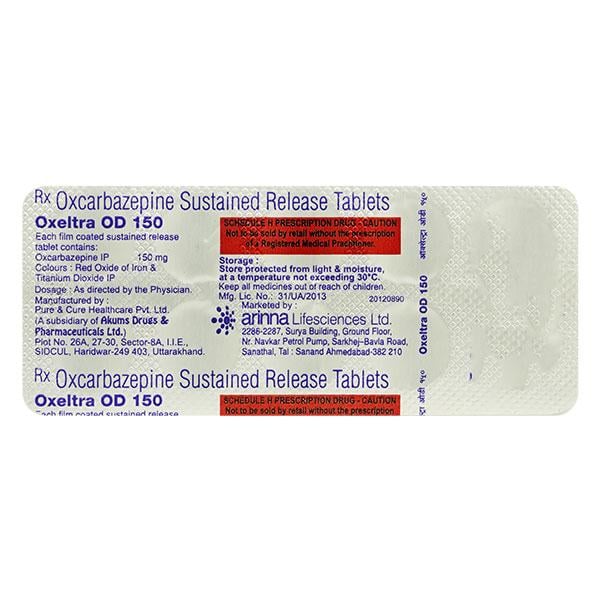 Buy OXELTRA OD 150 Tablet 10's Online at Upto 25% OFF | Netmeds
