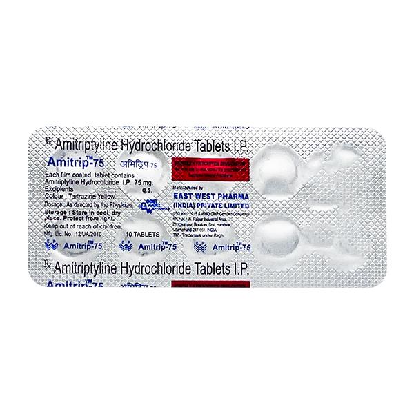 Buy Amitrip 75mg Tablet 10'S Online up to 25% Off | Netmeds