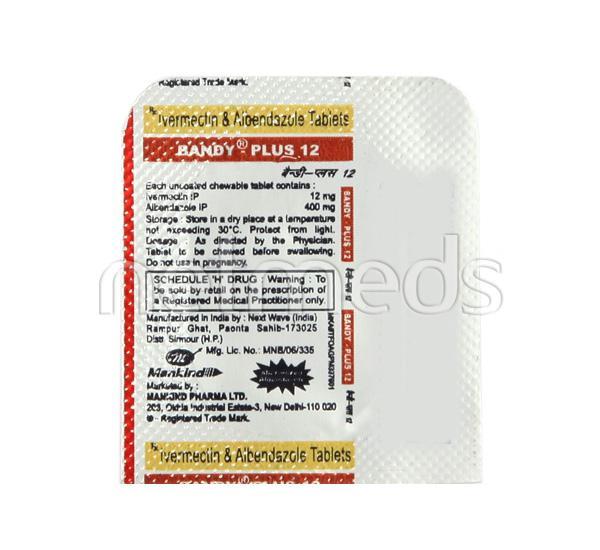 Buy Bandy Plus 12mg Tablet 1'S Online at Upto 25% OFF | Netmeds