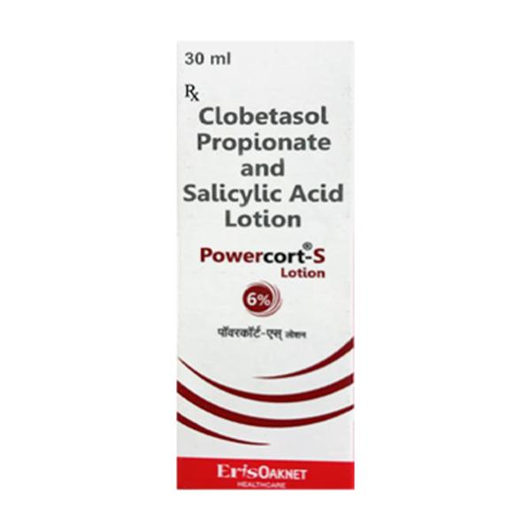 Buy POWERCORT S 6% Lotion 30ml Online at Upto 25% OFF | Netmeds