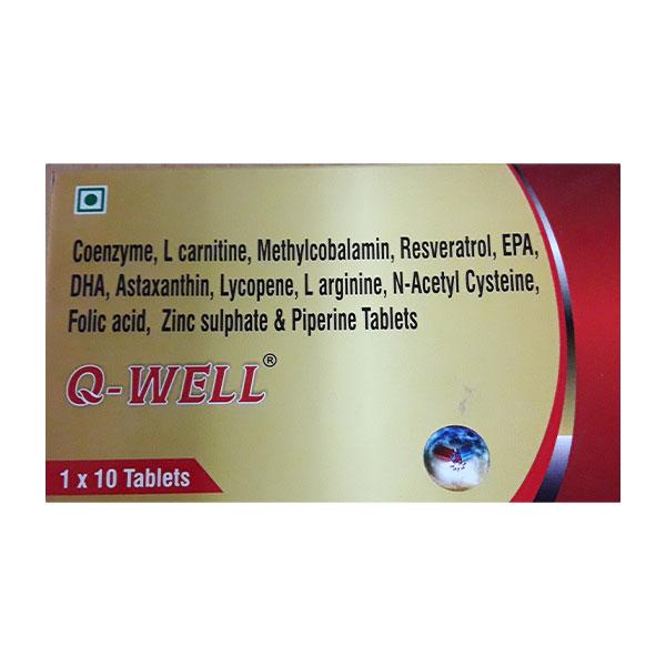 Q WELL Tablet 10's : Price, Uses, Side Effects | Netmeds