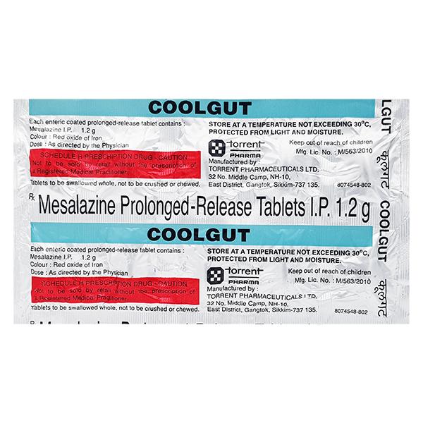 Coolgut 1.2G Tablet 10'S Price, Uses, Side effects, Substitutes | Netmeds