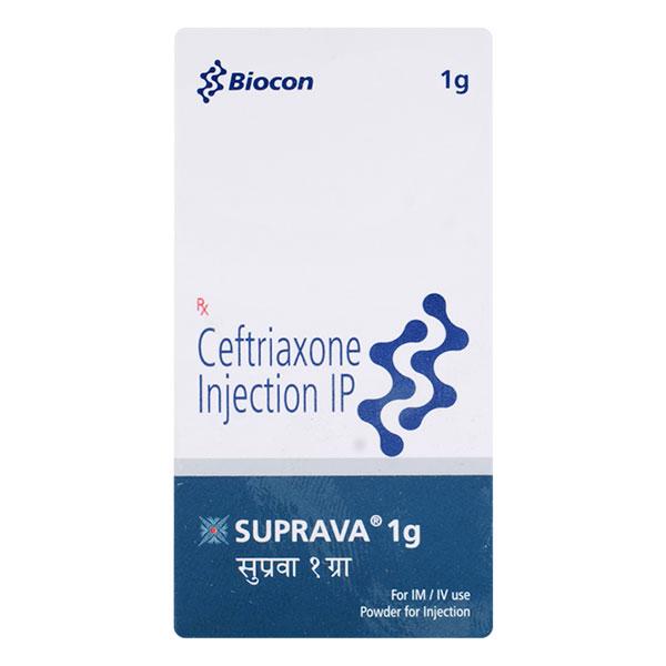 Suprava 1gm Injection 1's Price, Uses, Side effects, Substitutes | Netmeds