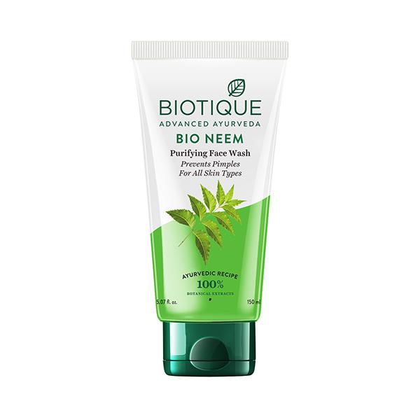 Buy Bio Neem Purifying Face Wash For Oily Skin & Acne 150 Ml Online at ...
