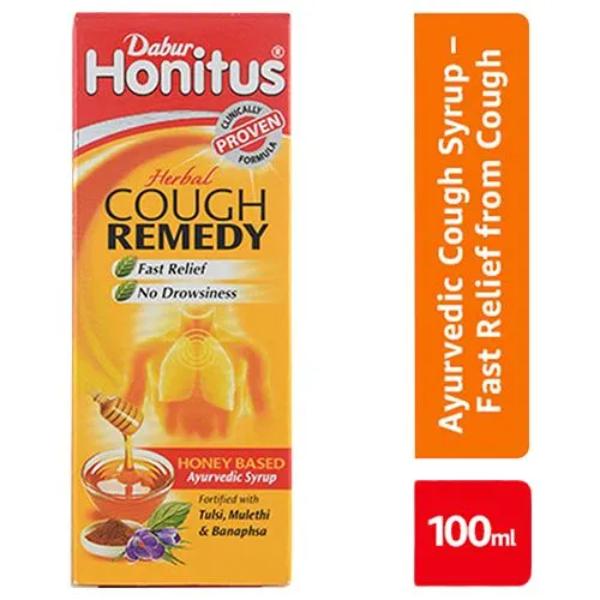 Buy Dabur Honitus Herbal Cough Remedy With Tulasi,Mulethi & Banasphsa ...