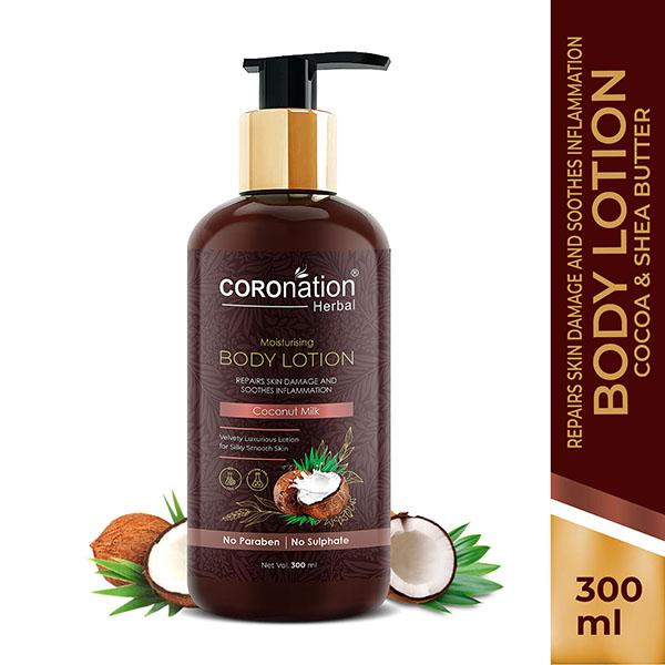 Buy COROnation Herbal Coconut Milk Body Lotion 300 ml Online at Best ...