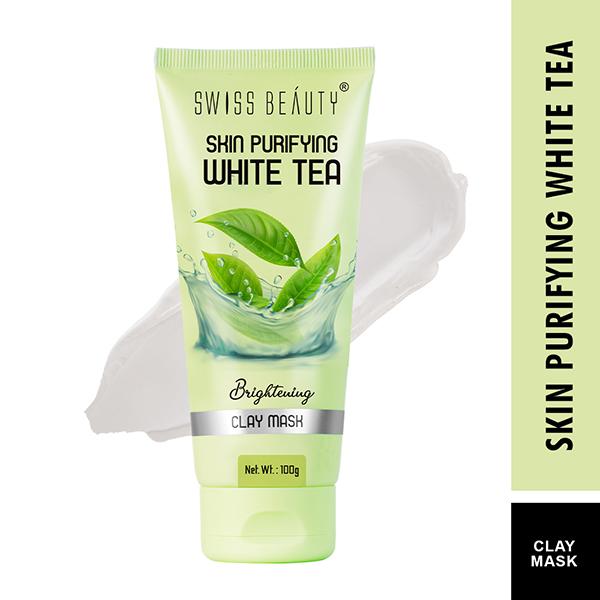 Buy Swiss Beauty Skin Purifying Brightening Clay Mask - (White Tea) 100 ...