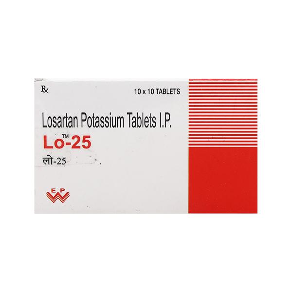 LO 25mg Tablet 10'S : Price, Uses, Side Effects | Netmeds