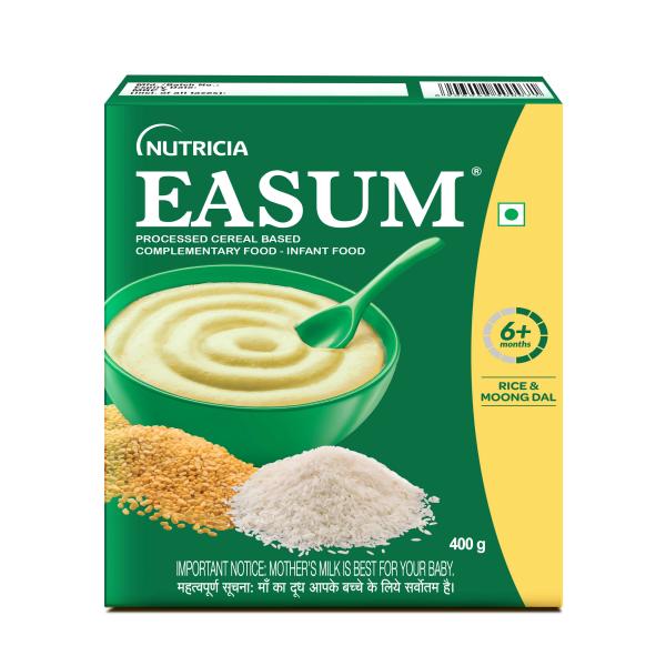 Buy Easum Baby Cereal (6+ Months) Powder - Rice & Moong Dal 400 gm ...