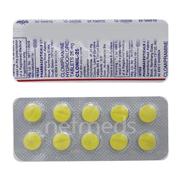 Clonil 25mg Tablet 10'S : Price, Uses, Side Effects | Netmeds