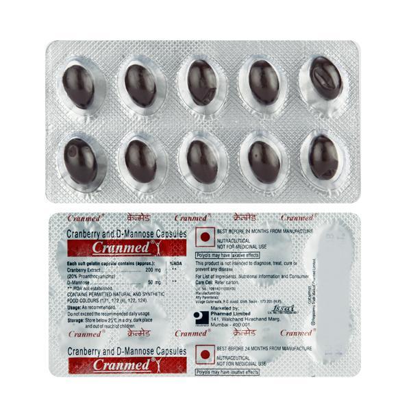 Cranmed Capsule 10'S : Price, Uses, Side Effects | Netmeds
