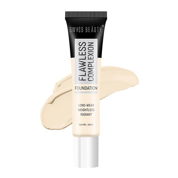 Buy Swiss Beauty Flawless Complexion Foundation - (Ivory Rose) 40 ml ...