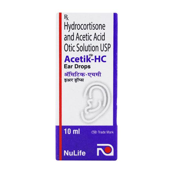 ACETIK HC Ear Drops 10ml Price, Uses, Side effects, Substitutes | Netmeds