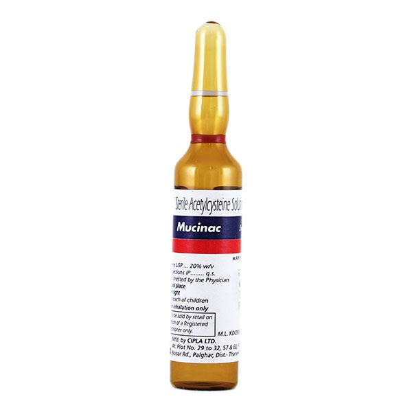 Mucinac Injection 5ml Price, Uses, Side effects, Substitutes | Netmeds