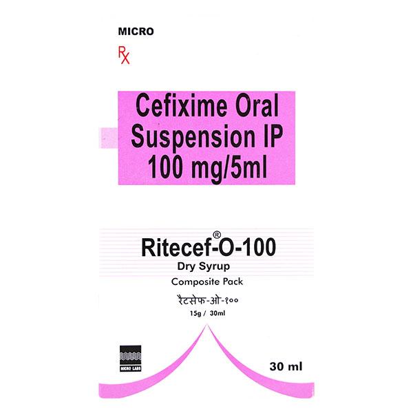 Ritecef O 100mg Dry Syrup 30ml : Price, Uses, Side Effects | Netmeds