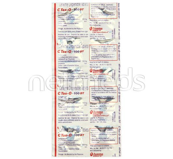 C Tax O DT 100mg Tablet 10'S : Price, Uses, Side Effects | Netmeds