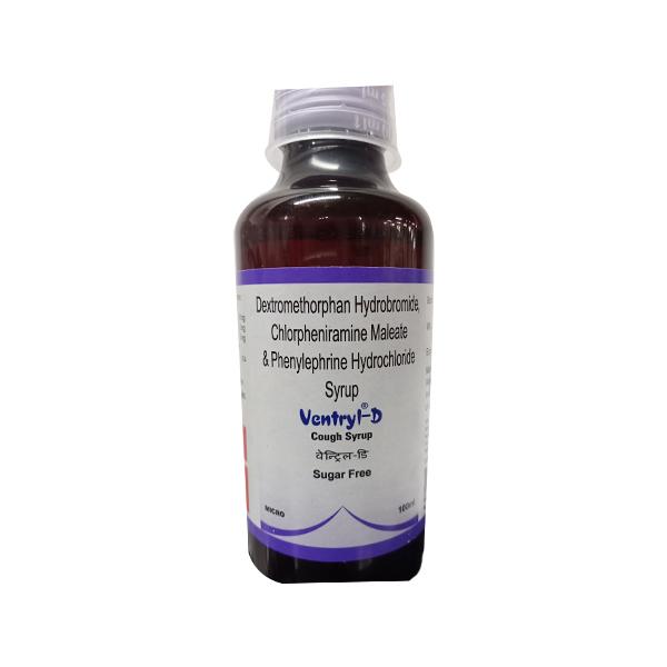 Buy VENTRYL D SUGAR FREE Cough Syrup 100ml Online at Upto 25% OFF | Netmeds