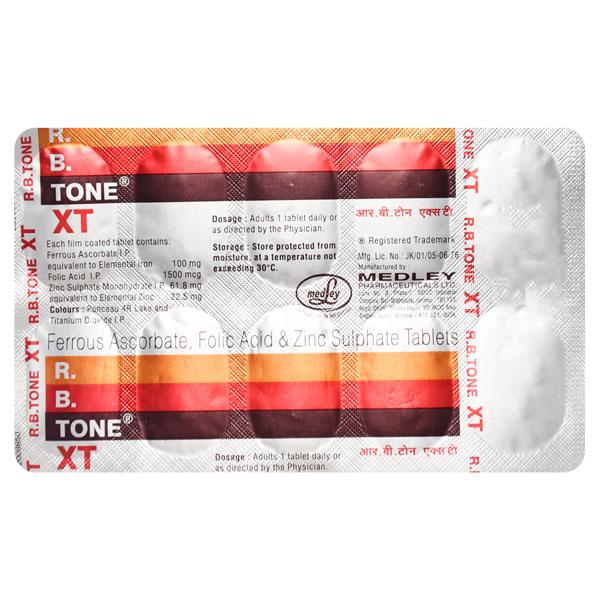 R B Tone XT Tablet 10'S - Buy Medicines online at Best Price from ...