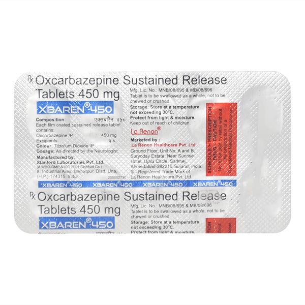 Xbaren 450mg Tablet 10'S Price, Uses, Side effects, Substitutes | Netmeds