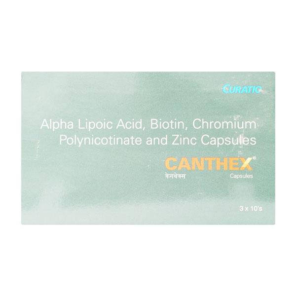 Canthex Capsule 10'S Price, Uses, Side effects, Substitutes | Netmeds