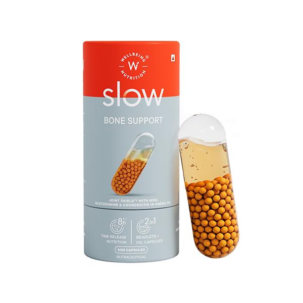 Buy Wellbeing Nutrition Slow 2 in 1 Bone Support Capsule 60's Online at ...