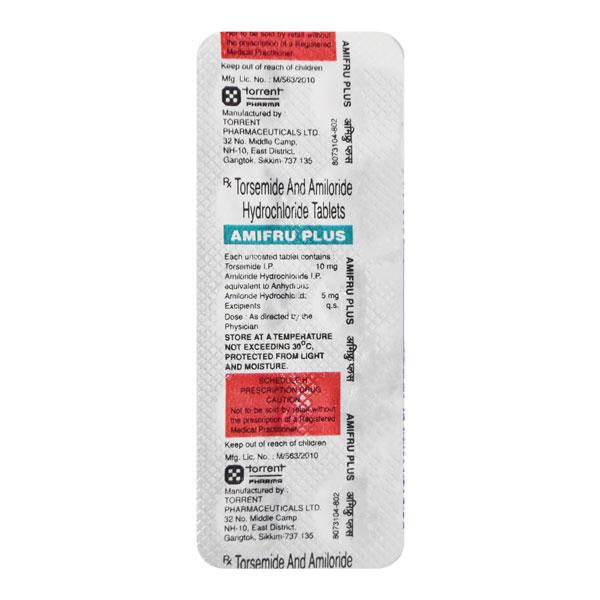 Amifru Plus 10mg/5mg Tablet 10'S Price, Uses, Side effects, Substitutes ...
