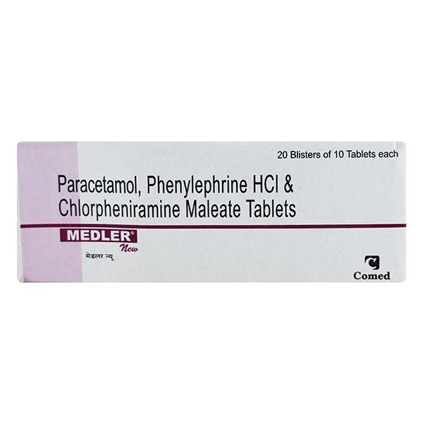 Medler New Tablet 10's Price, Uses, Side effects, Substitutes | Netmeds