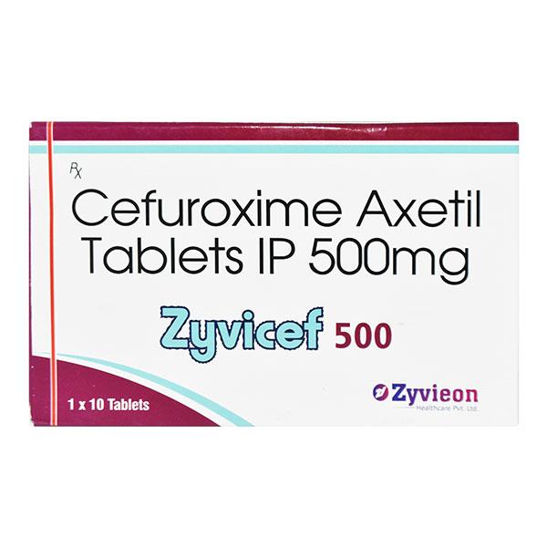 ZYVICEF 500 Tablet 10's : Price, Uses, Side Effects | Netmeds