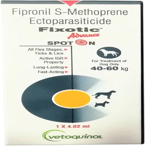 Buy Vetoquinol Fixotic Advance Spot On Drops 4.02 ml 1 ml Online at ...