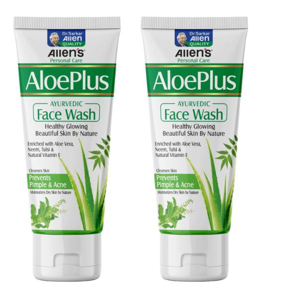 Allen Aloe Plus Face Wash 100 gm (Pack Of 2) 1's Online at Discounted ...