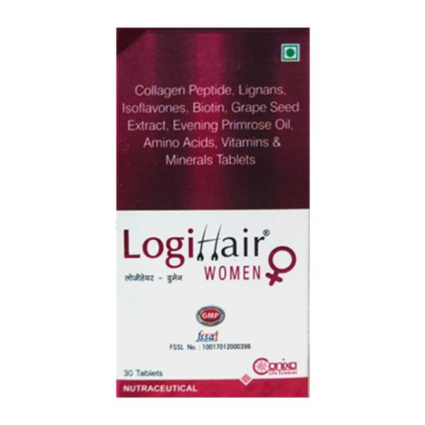 Buy LOGIHAIR WOMEN Tablet 30's Online at Upto 25% OFF | Netmeds