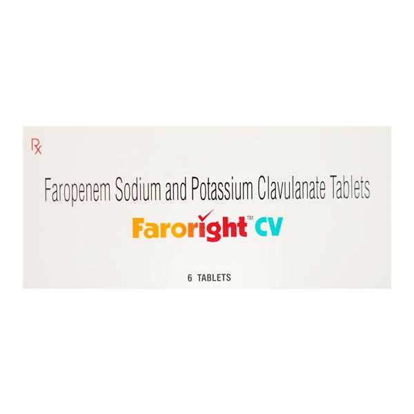 FARORIGHT CV Tablet 6's Price, Uses, Side effects, Substitutes | Netmeds