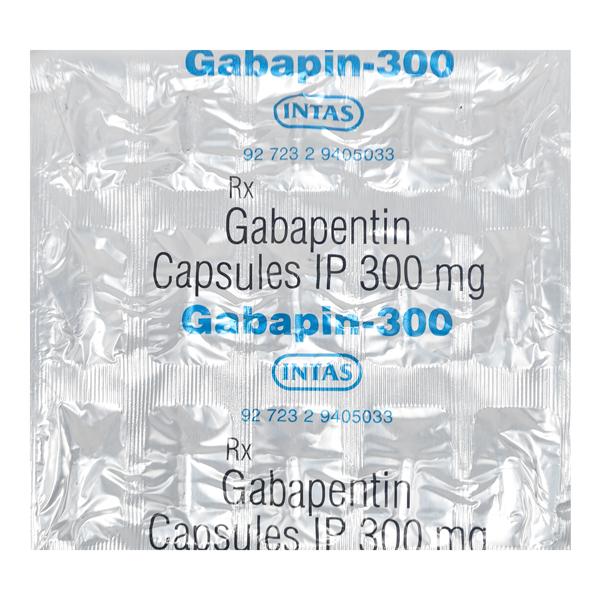 Buy Gabapin 300mg Capsule 15'S Online at Upto 25% OFF | Netmeds