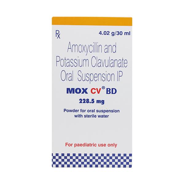 MOX CV BD 228.5mg Oral Suspension 30ml Price, Uses, Side effects ...
