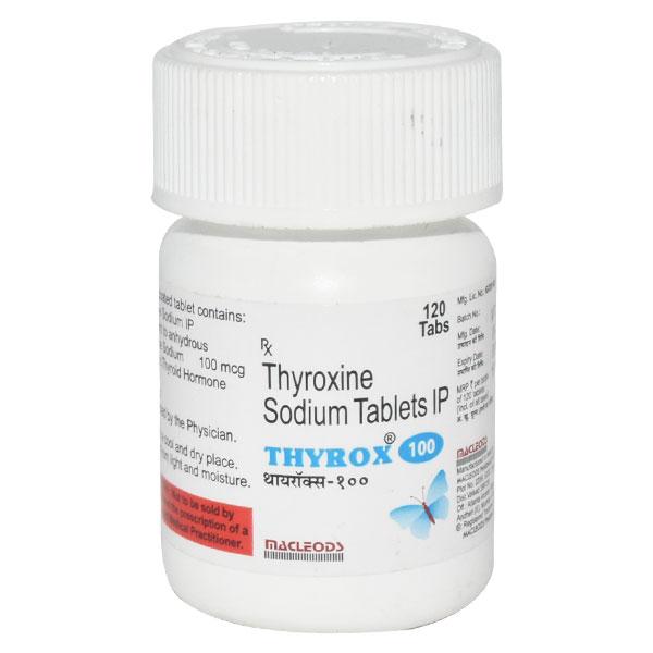 THYROX 100 Tablet 120's Price, Uses, Side effects, Substitutes | Netmeds