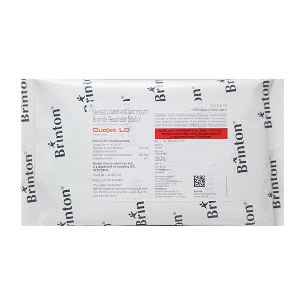 DUOJET LD Respules 5X2.5ml Price, Uses, Side effects, Substitutes | Netmeds