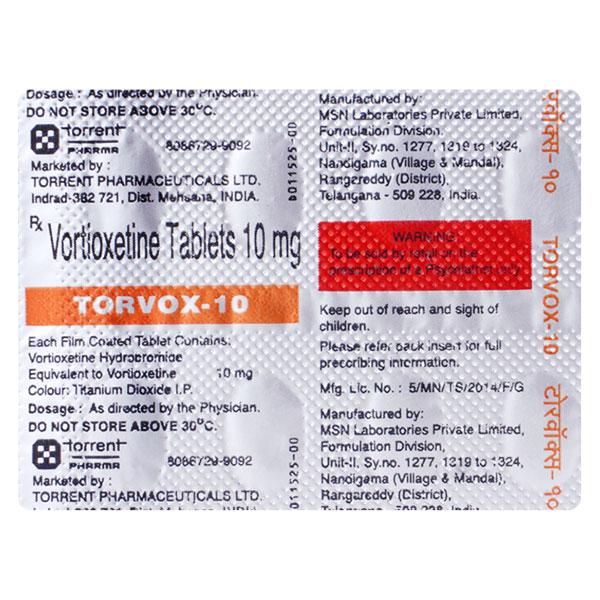 TORVOX 10 Tablet 10's : Price, Uses, Side Effects | Netmeds