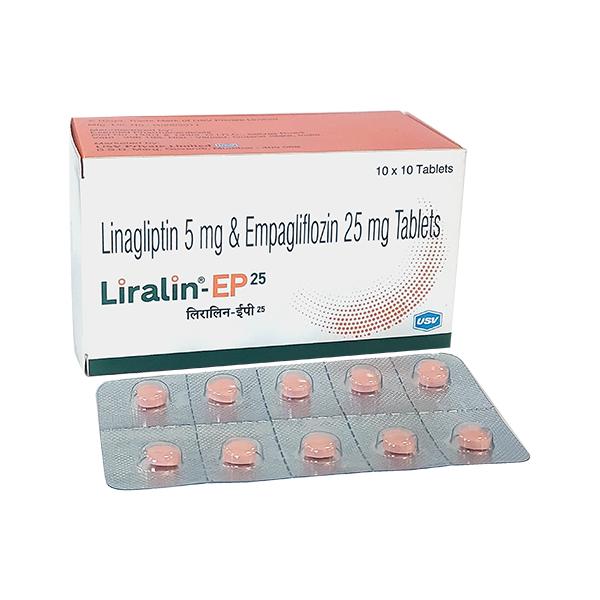 Buy LIRALIN EP 25mg Tablet 10's Online | Netmeds