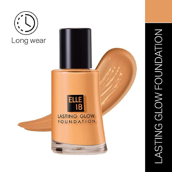 Buy Elle 18 Lasting Glow Foundation, 04 Coral 27 ml Online at Best ...