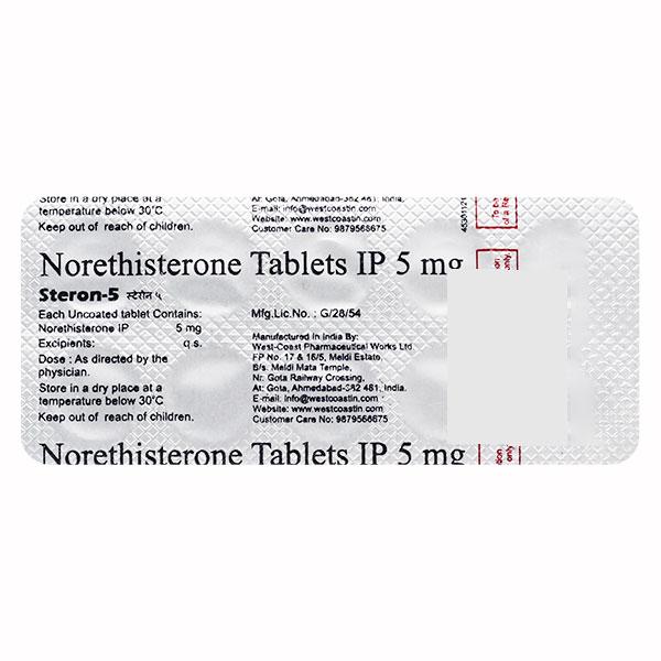 Buy STERON 5 Tablet 10's Online at Upto 25% OFF | Netmeds