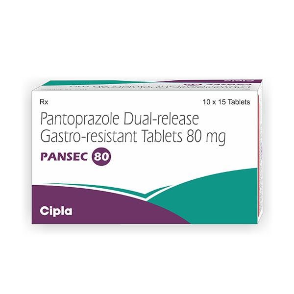 Buy PANSEC 80 Tablet 15's Online at Upto 25% OFF | Netmeds
